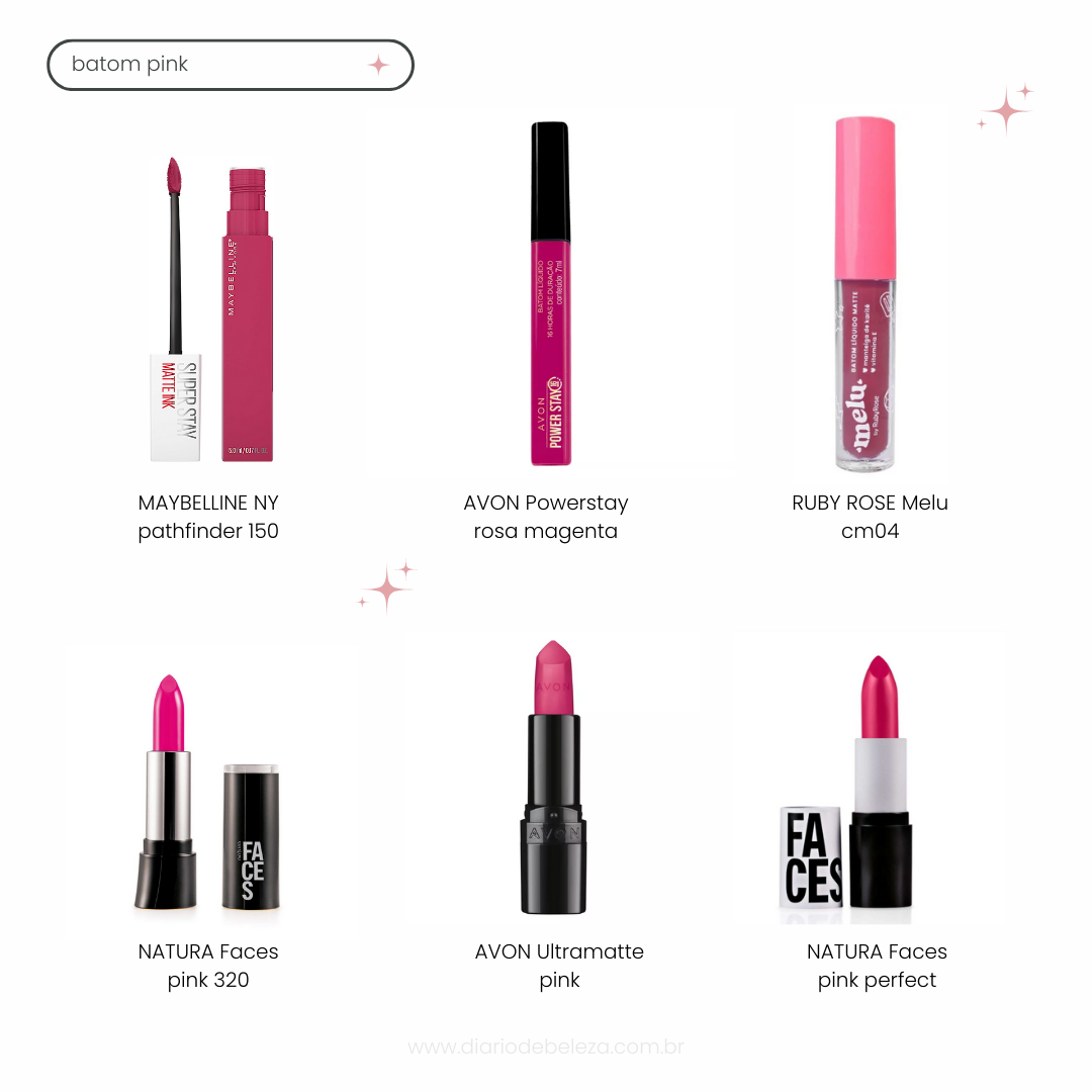 18 Tons de Batom Pink para Arrasar | Diário de Beleza